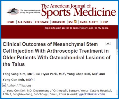 Clinical Outcomes of Mesenchymal Stem Cell Injection With Arthroscopic ...